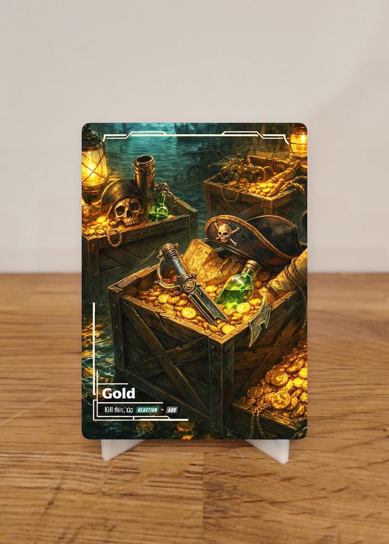 Riftbound Bilgewater - Gold Token Proxy - Etsy