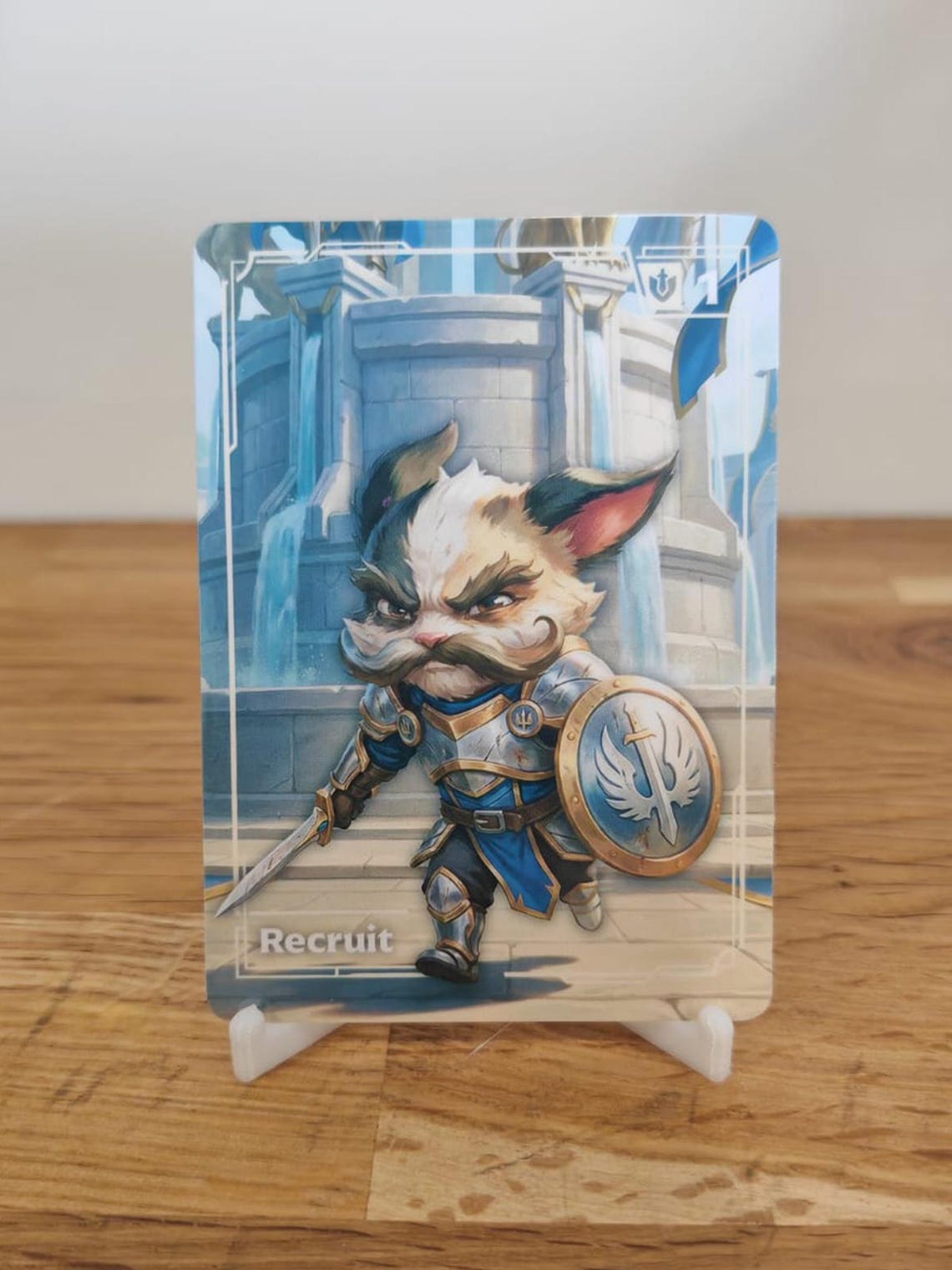 Riftbound Demacia Yordle Swordsman Recruit Token Proxy - Etsy