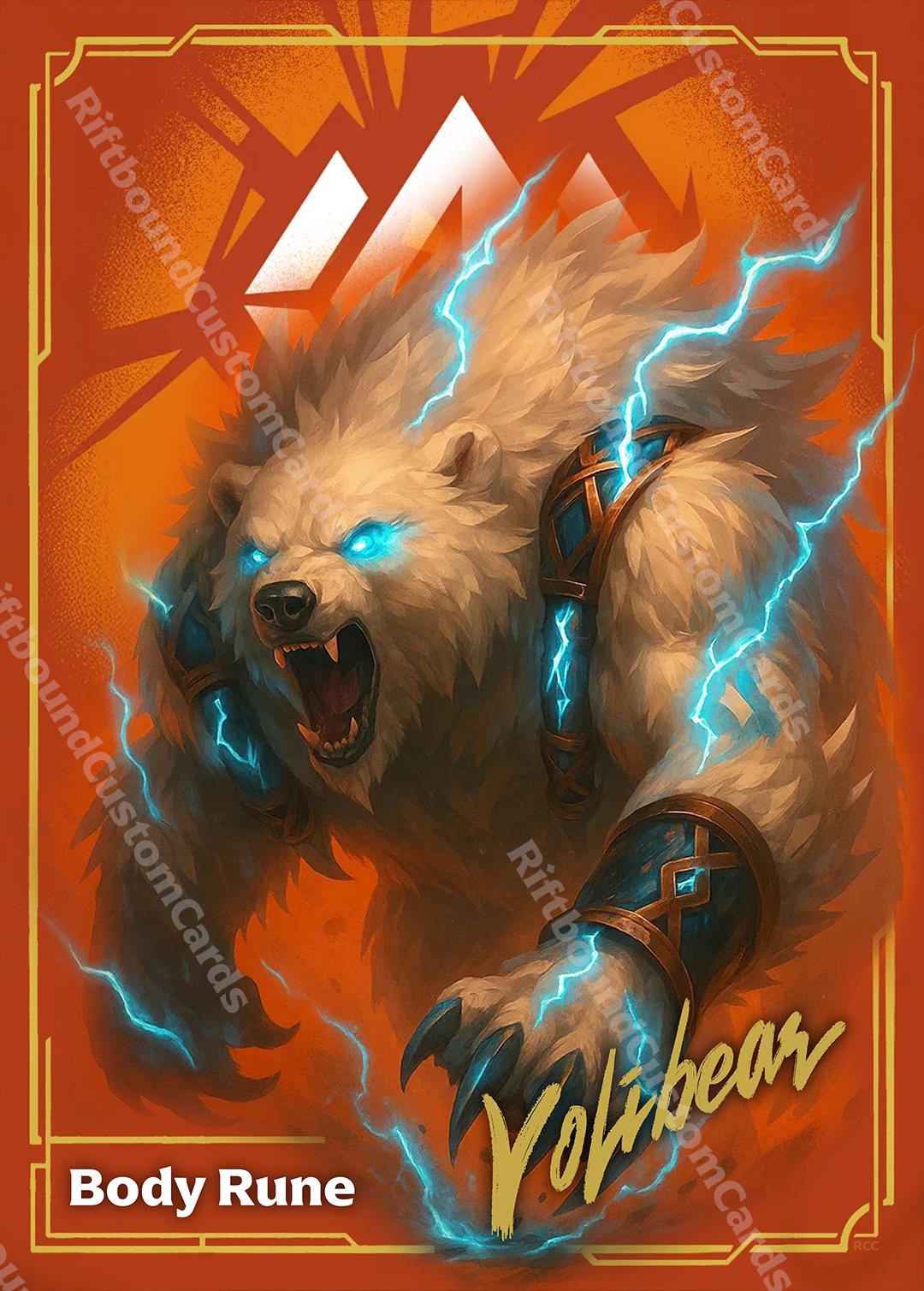 Volibear Body Rune Riftbound TCG "signed" Champion Proxy - Etsy