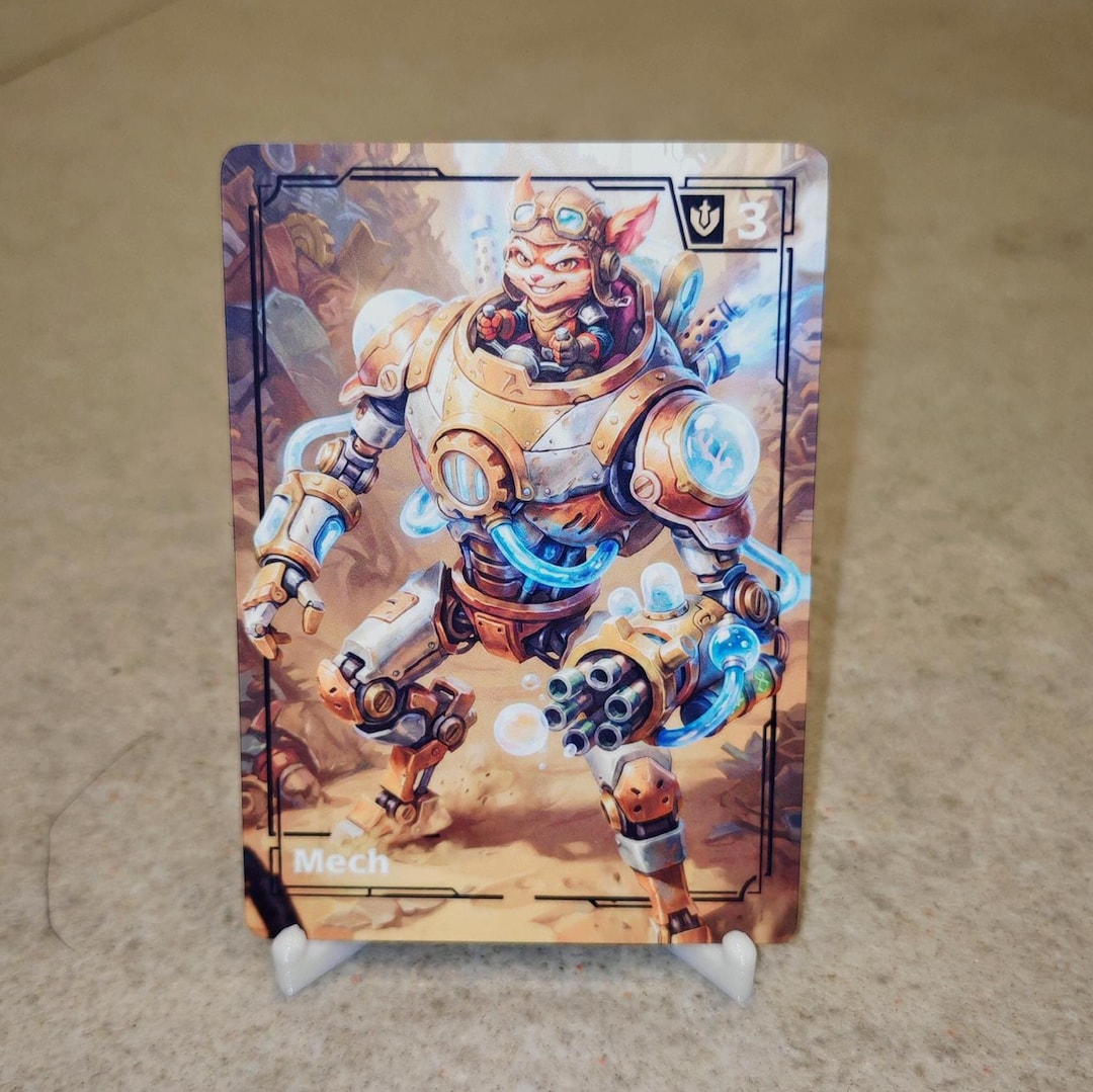 Mech - Bubblegun - Riftbound - Token Proxy - Etsy
