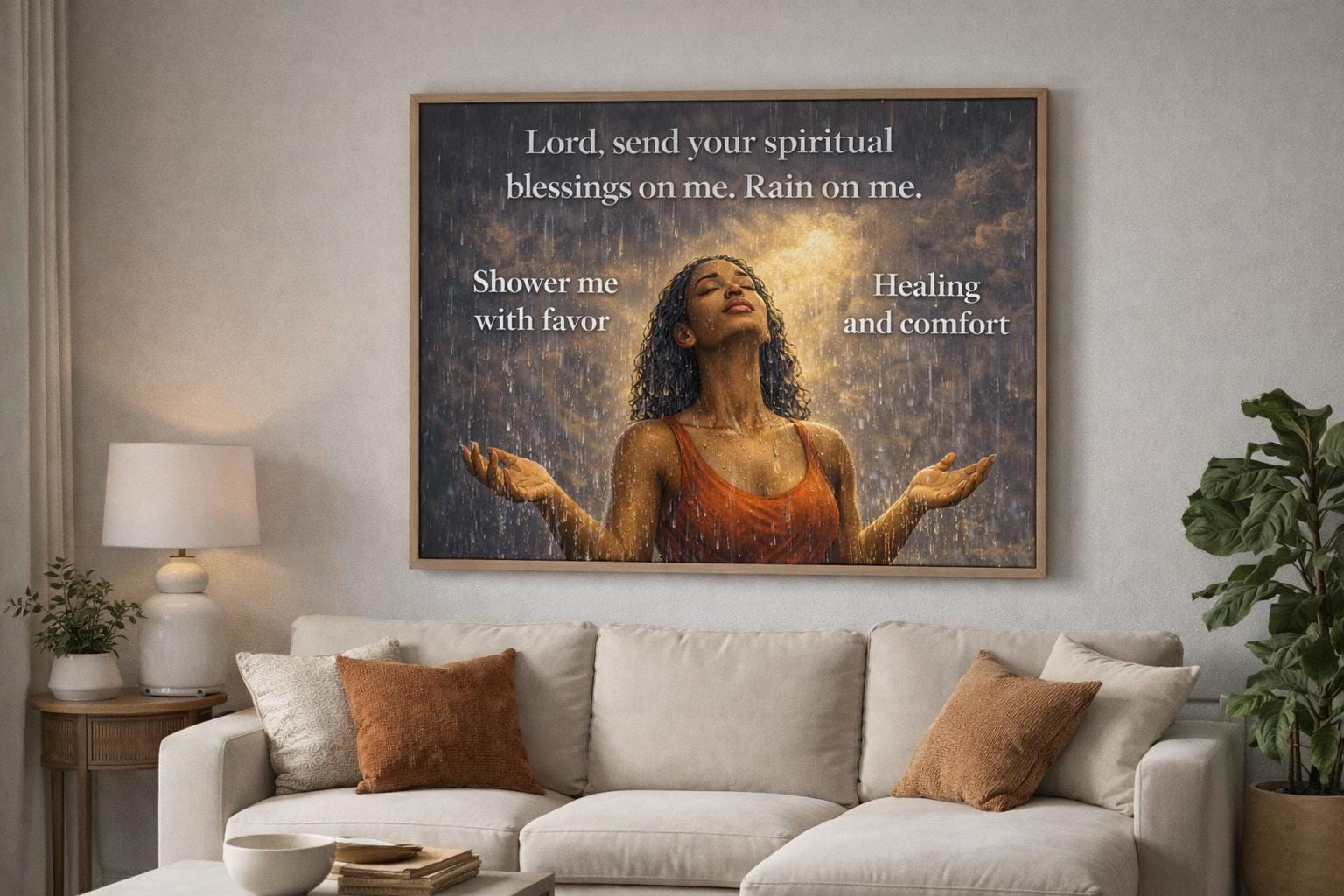 Christian Affirmation Poster Set | Spiritual Blessings Quotes (digital ...