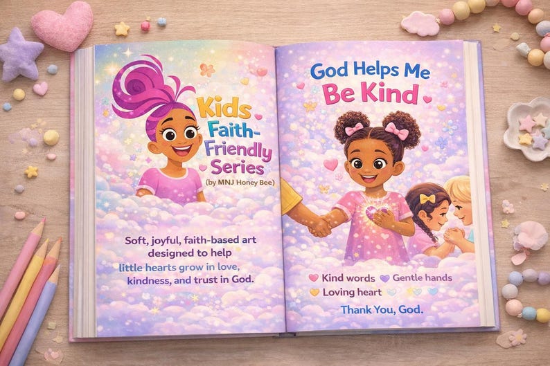 God Helps Me Grow Christian Children's Book – Faith Learning for Kids ...