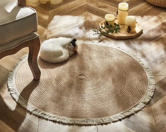 Rattan Round Rugs - Etsy