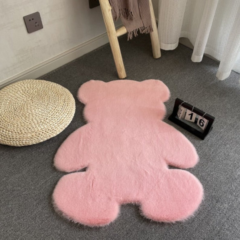 Home & Living Bedroom Rug Cute Soft Carpet Modern Living - Etsy