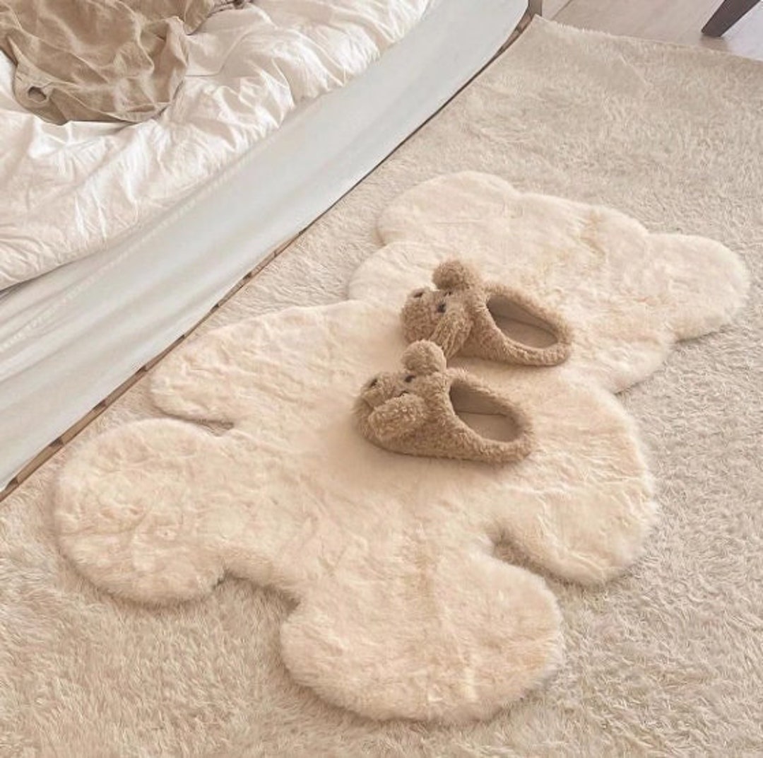 Home & Living Bedroom Rug Cute Soft Carpet Modern Living - Etsy