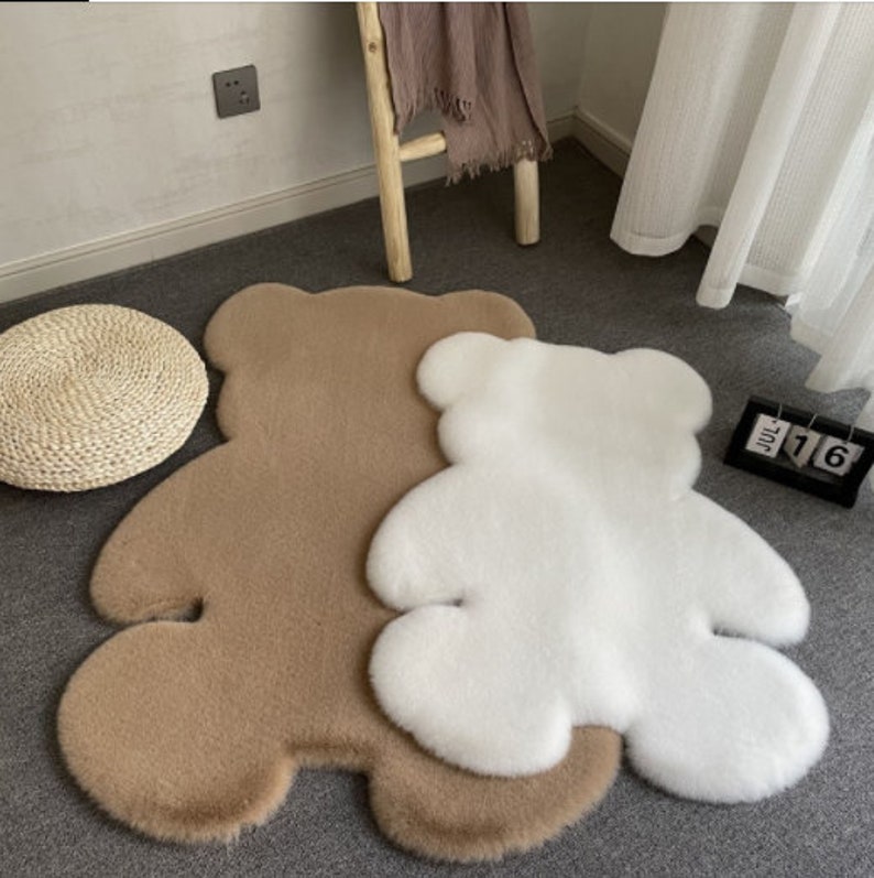 Home & Living Bedroom Rug Cute Soft Carpet Modern Living - Etsy