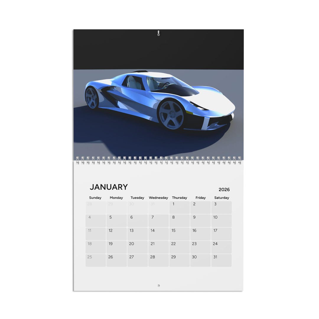Risqué Prototype Car Designs Calendar 2026 | Automotive Art, Concept ...