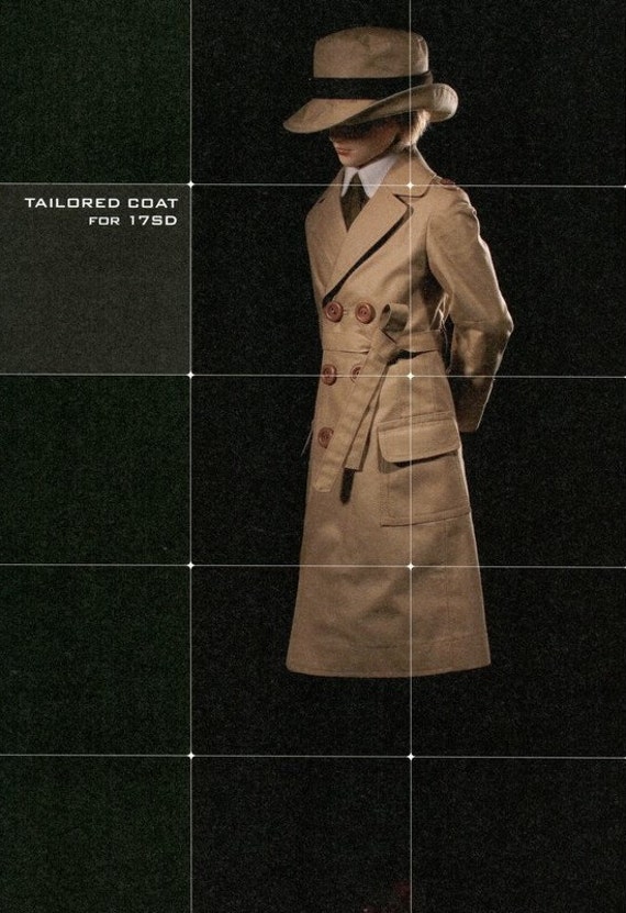 SD Detective Coat Pants Shirt and Tie Sewing Pattern and - Etsy