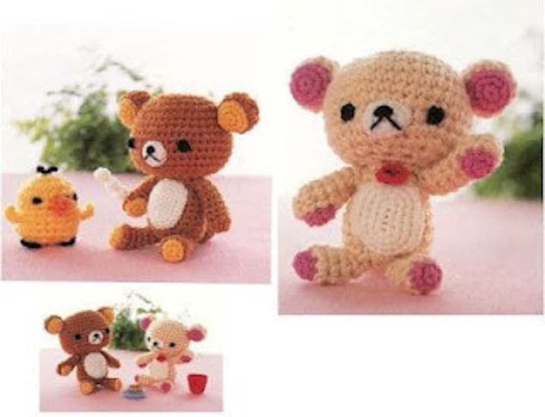Amigurumi Plush Rilakkuma Bear, Korilakkuma Bear, Kiiroitori Chicken ...