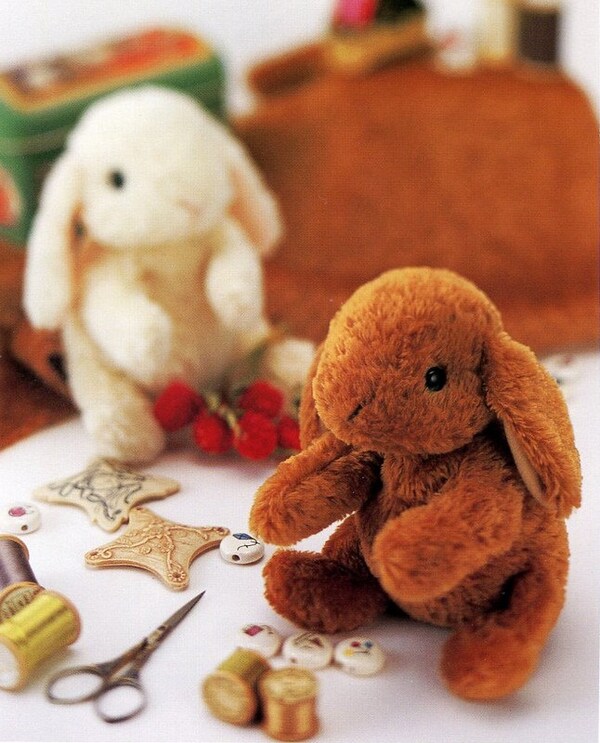 Bunny Sewing PDF Pattern, Teddy Toy Jointed Pattern, Rabbit Pdf Sewing ...