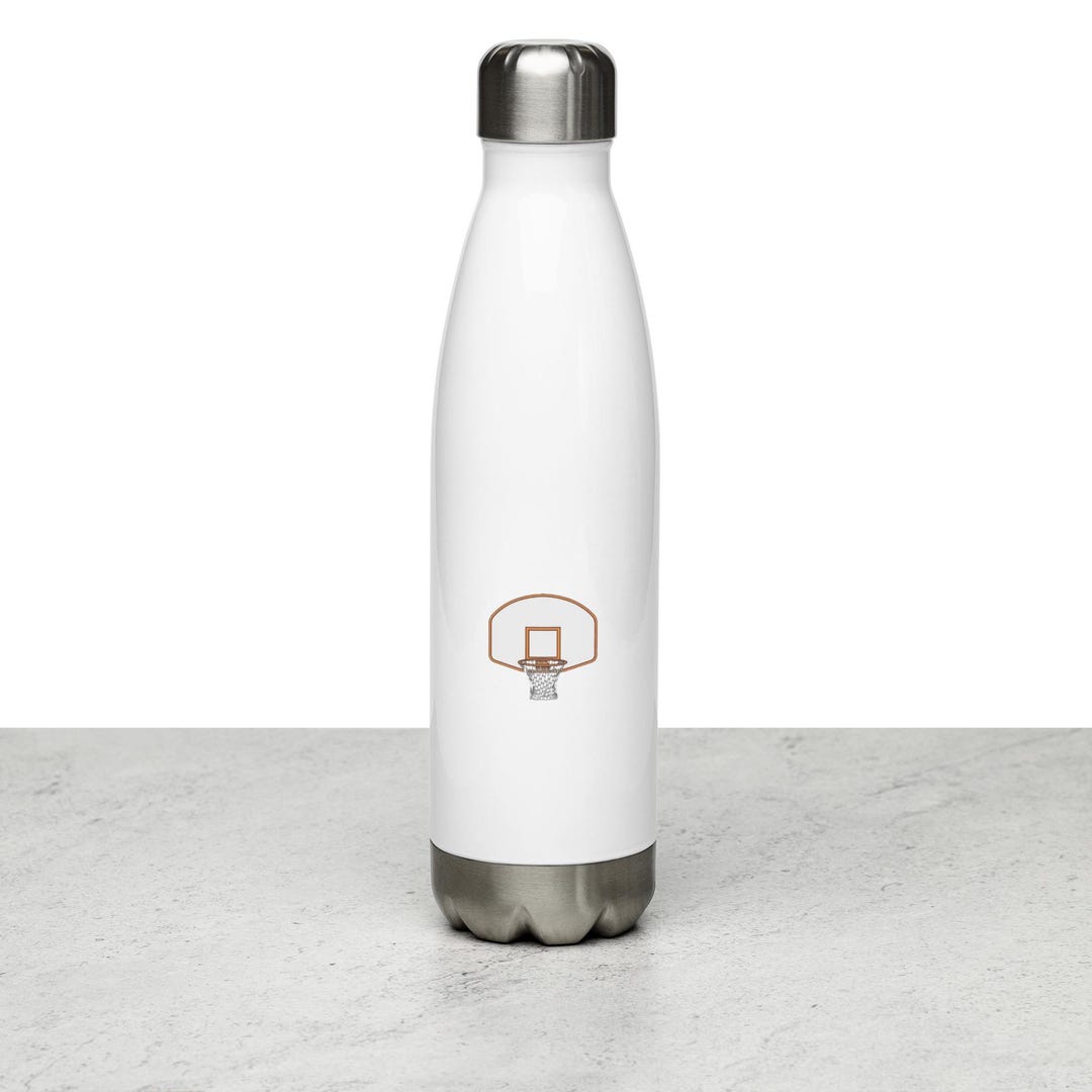 Basketball Hoop Stainless Steel Water Bottle - Etsy