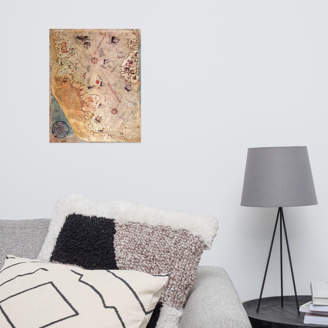 The Piri Reis Map of 1513: Mystery, History, and the Lost World - Etsy