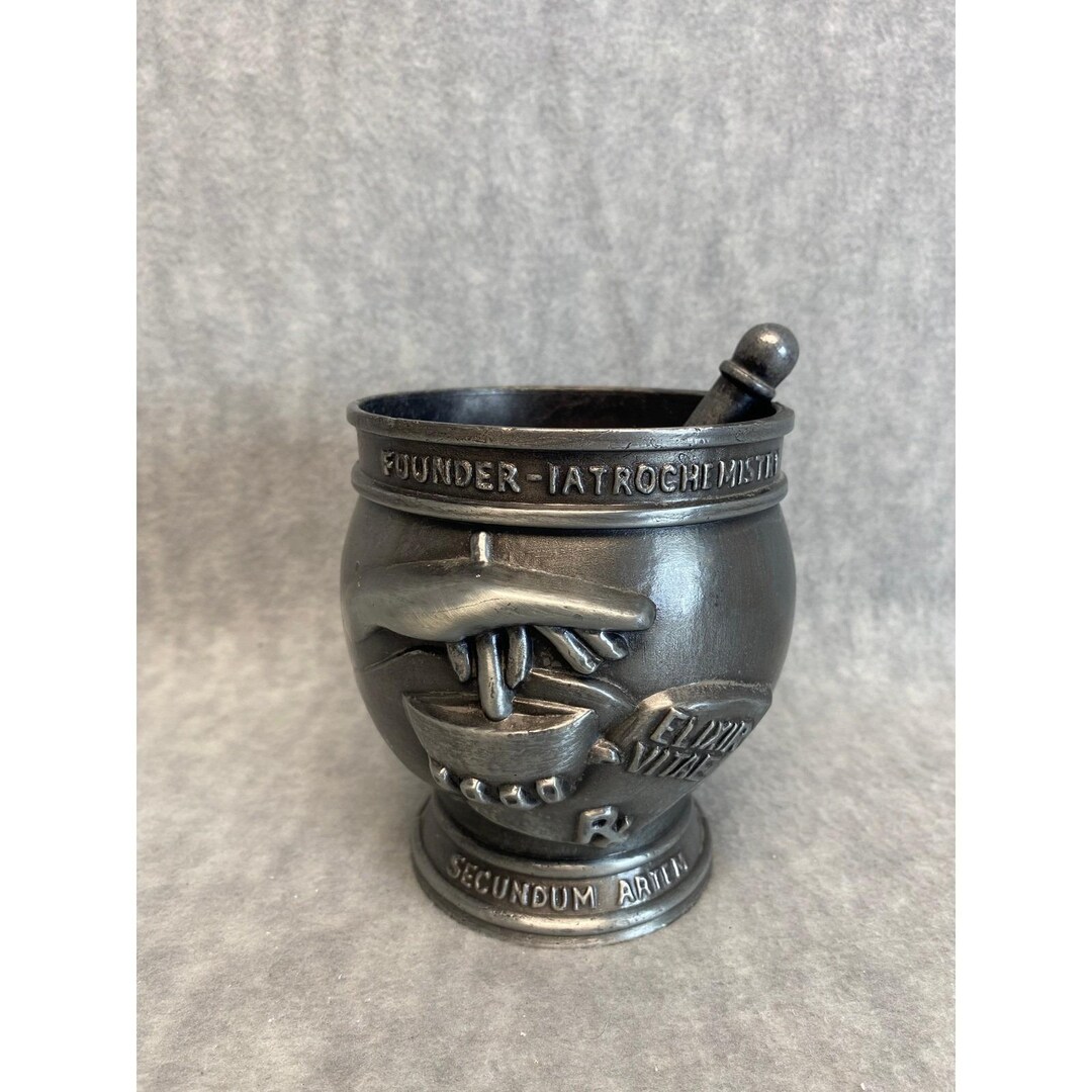 Vintage Shering 1988 Commemorative Mortar & Pestle Swiss Pharmacies ...