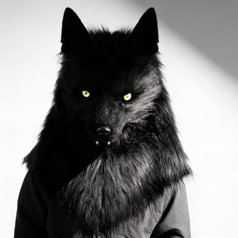 Realistic Wolf Mask - Etsy