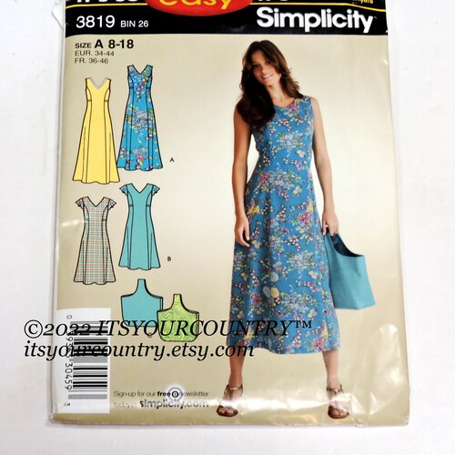 Simplicity 9714 Sewing Pattern vintage UNCUT/CUT - Etsy