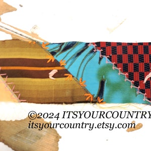 Vintage Crazy Cutter Quilt Strip Piece for Sewing Craft Projects ...
