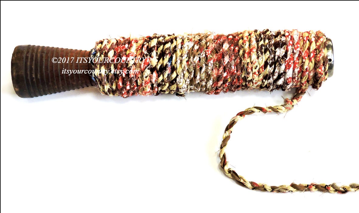 Neutral Rag Rope Tattered Hand-twisted Cotton Fabric Twine BTY | Etsy