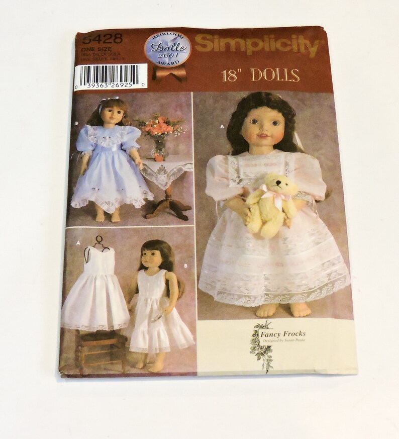 Simplicity 5428 Sewing Pattern Vintage Heirloom Style 18 | Etsy