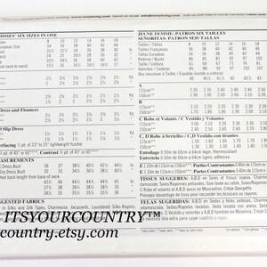 New Look 6482 Womens Pattern Sleeveless Flounce Dress W/scarf Thin ...