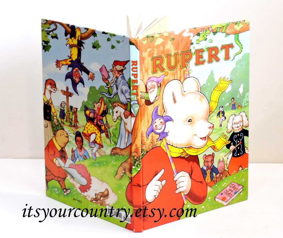 Vintage Rupert Book Ian Robinson Illustrations by John Harrold 1993 ...