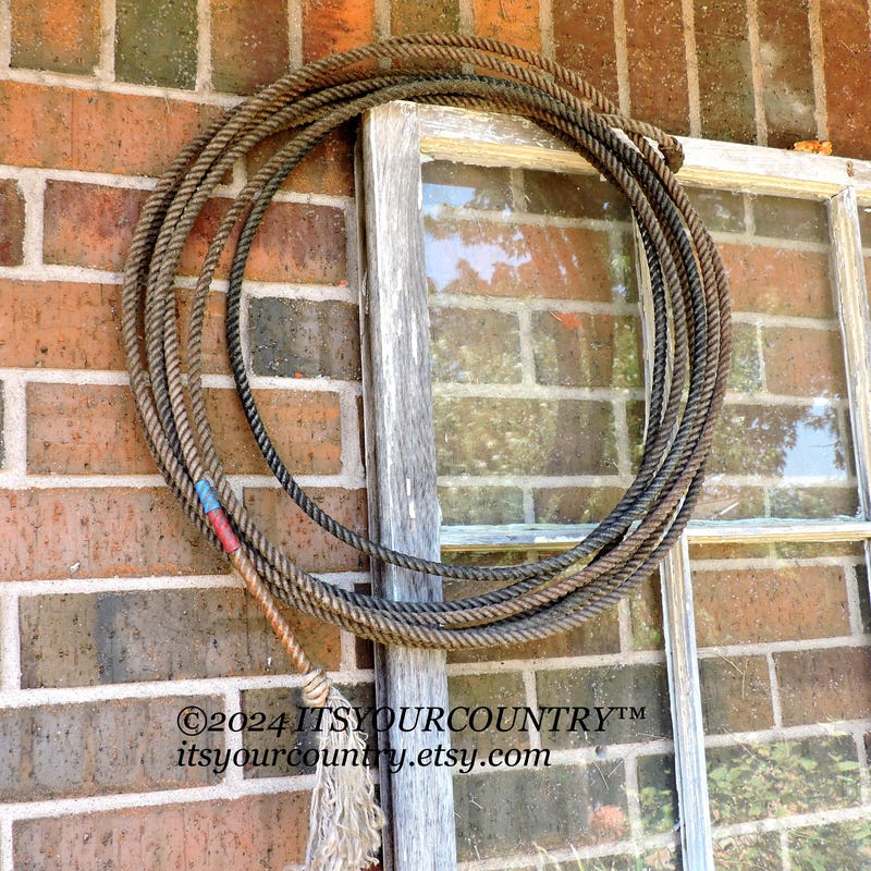 Used Lariat Rope - Etsy