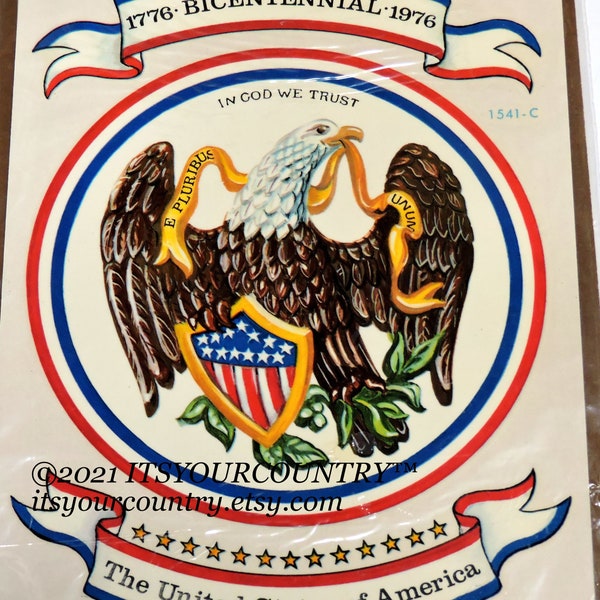 Patriotic Vintage Decals - Etsy