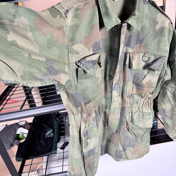 Vintage serbian m93 Military Field Jacket Camouflage … - Gem