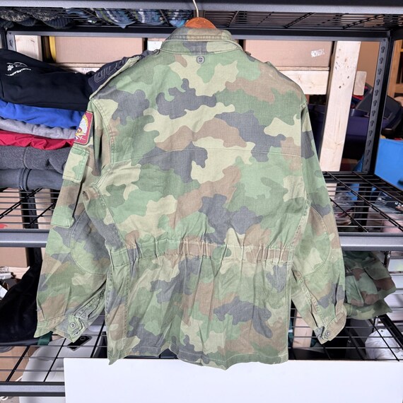 Vintage serbian m93 Military Field Jacket Camouflage … - Gem