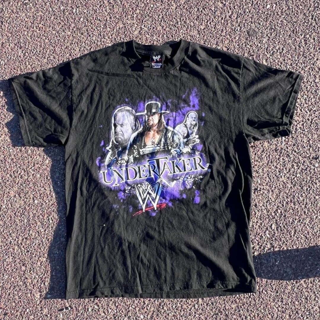 WWE Undertaker Y2K Black Graphic Tshirt Men's Size Large - Etsy