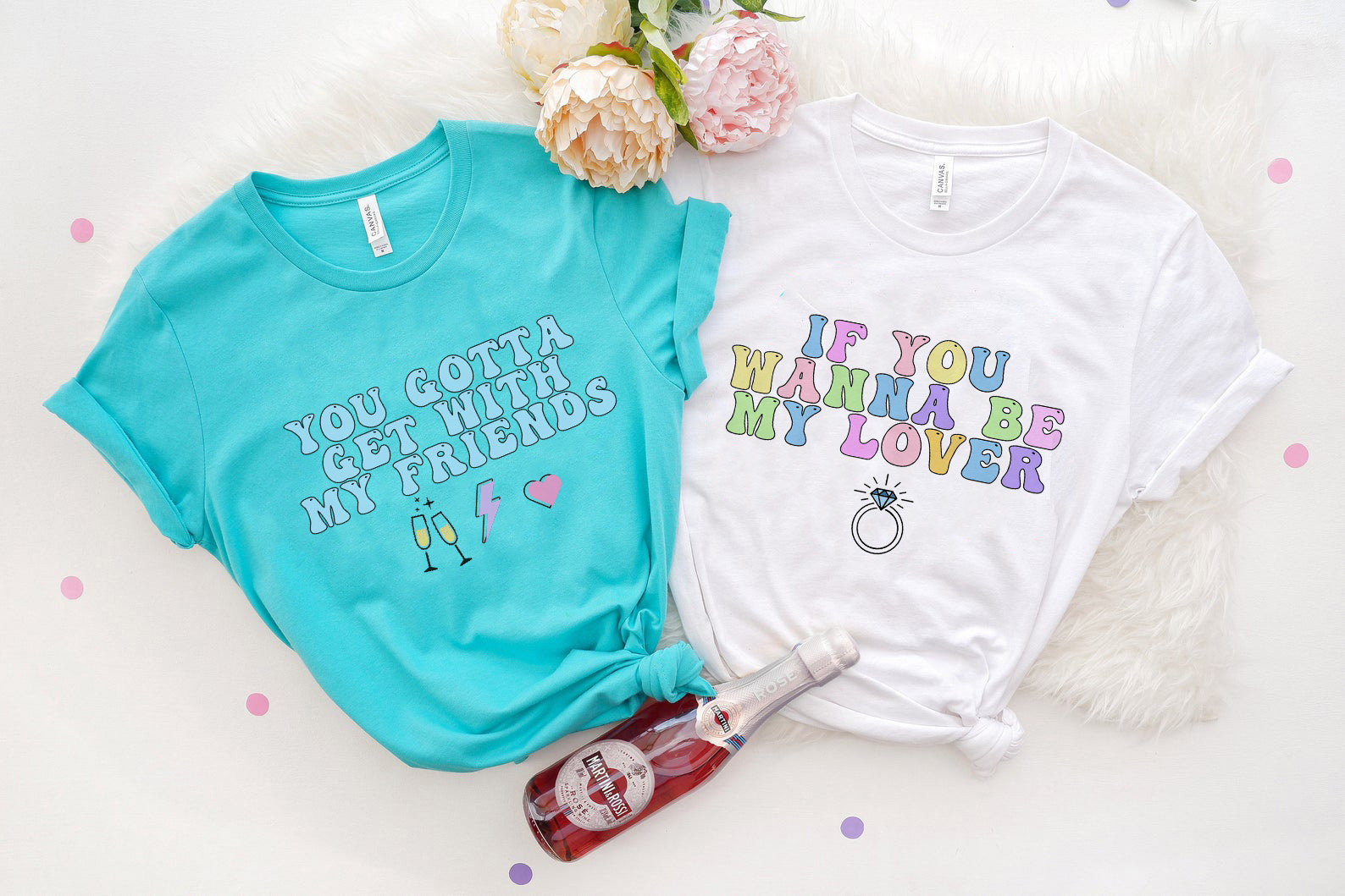 Bachelorette Party Shirts. Wannabe Theme. 1990's Theme | Etsy
