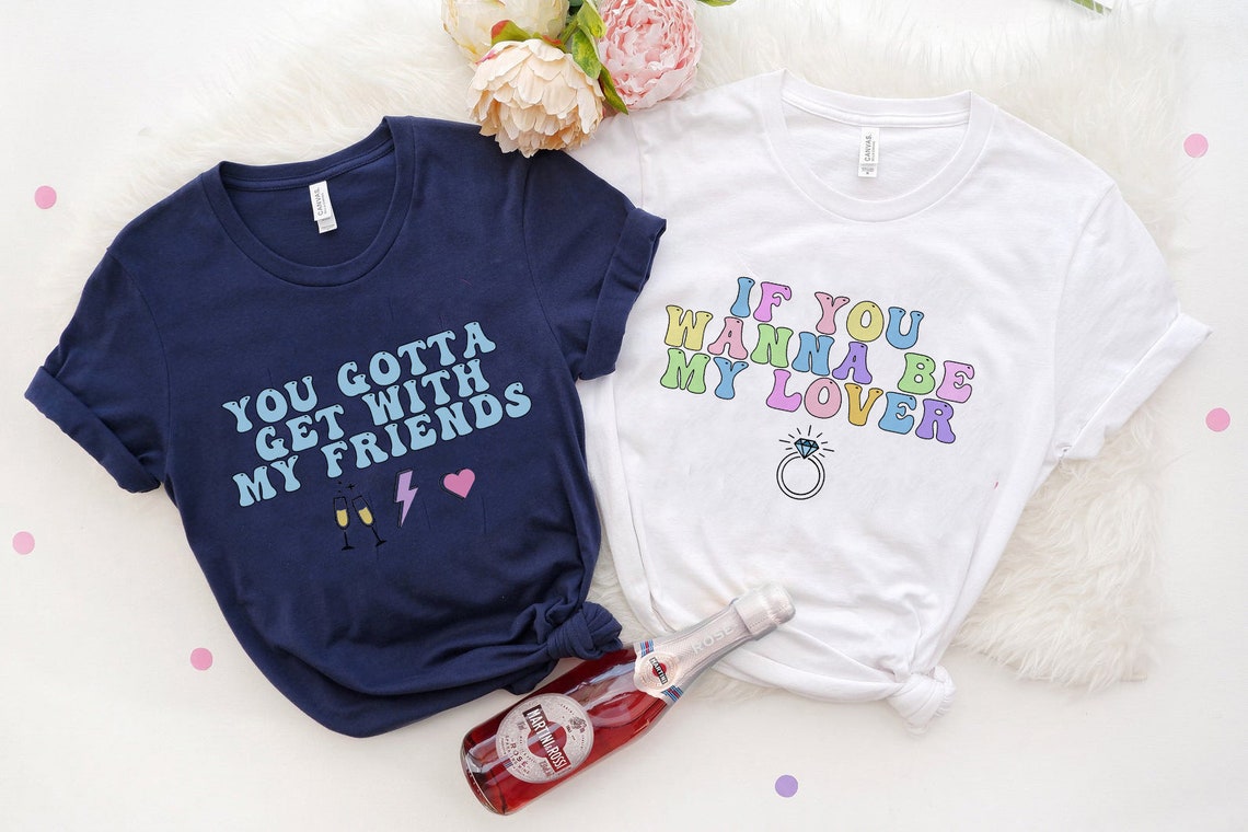 Bachelorette Party Shirts. Wannabe Theme. 1990's Theme Party Shirts ...