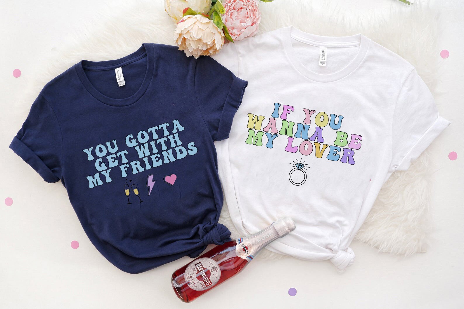 Bachelorette Party Shirts. Wannabe Theme. 1990's Theme | Etsy