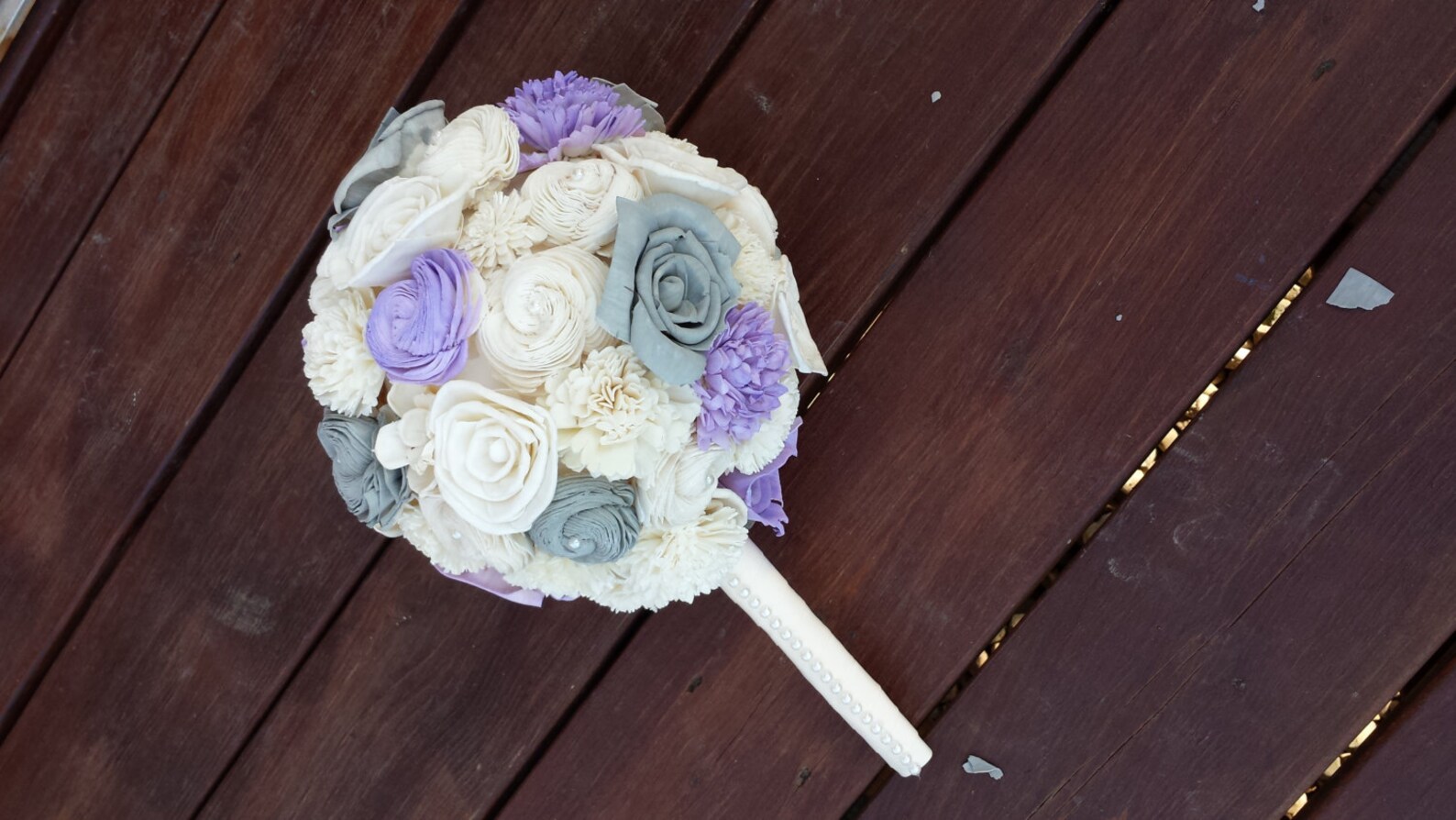 Sola/balsa Wood Flower Wedding Bridal Bouquet - Etsy
