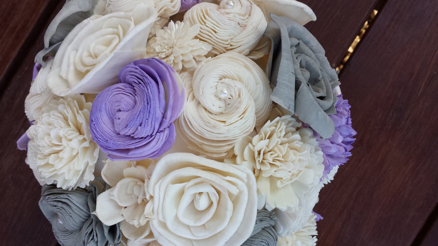 Sola/balsa Wood Flower Wedding Bridal Bouquet - Etsy