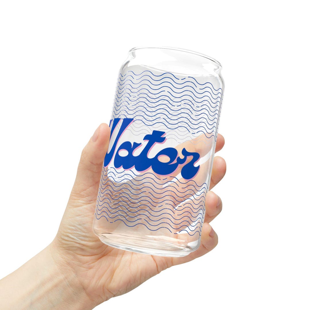 Can-shaped Beer Glass Sipper 16oz | Novelty Ingredient Glass - Etsy