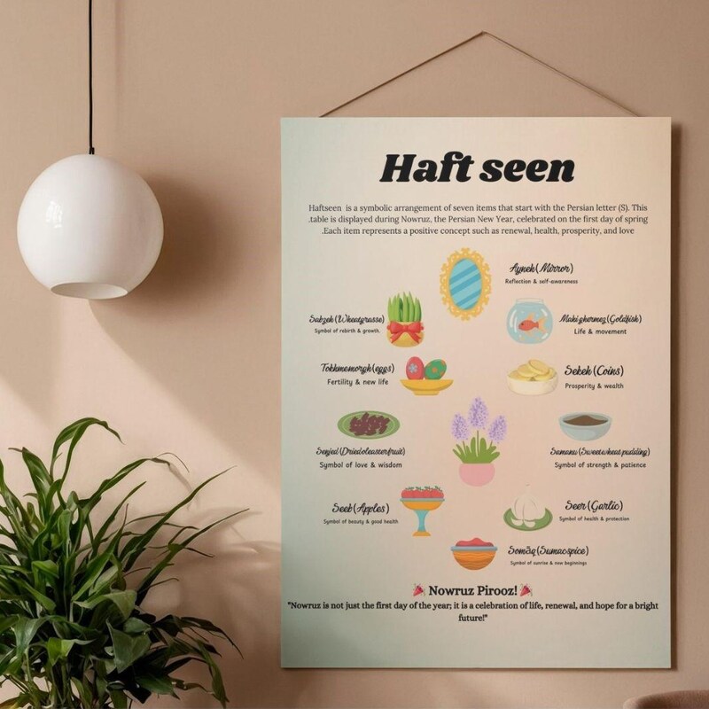 Haft Sin Print - Etsy