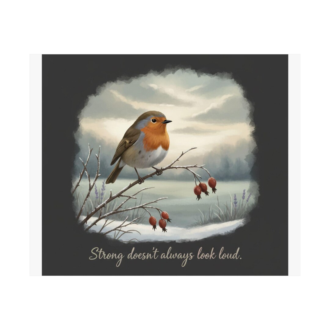 Strong Doesnt Always Look Loud Poster | Digital Download - Etsy