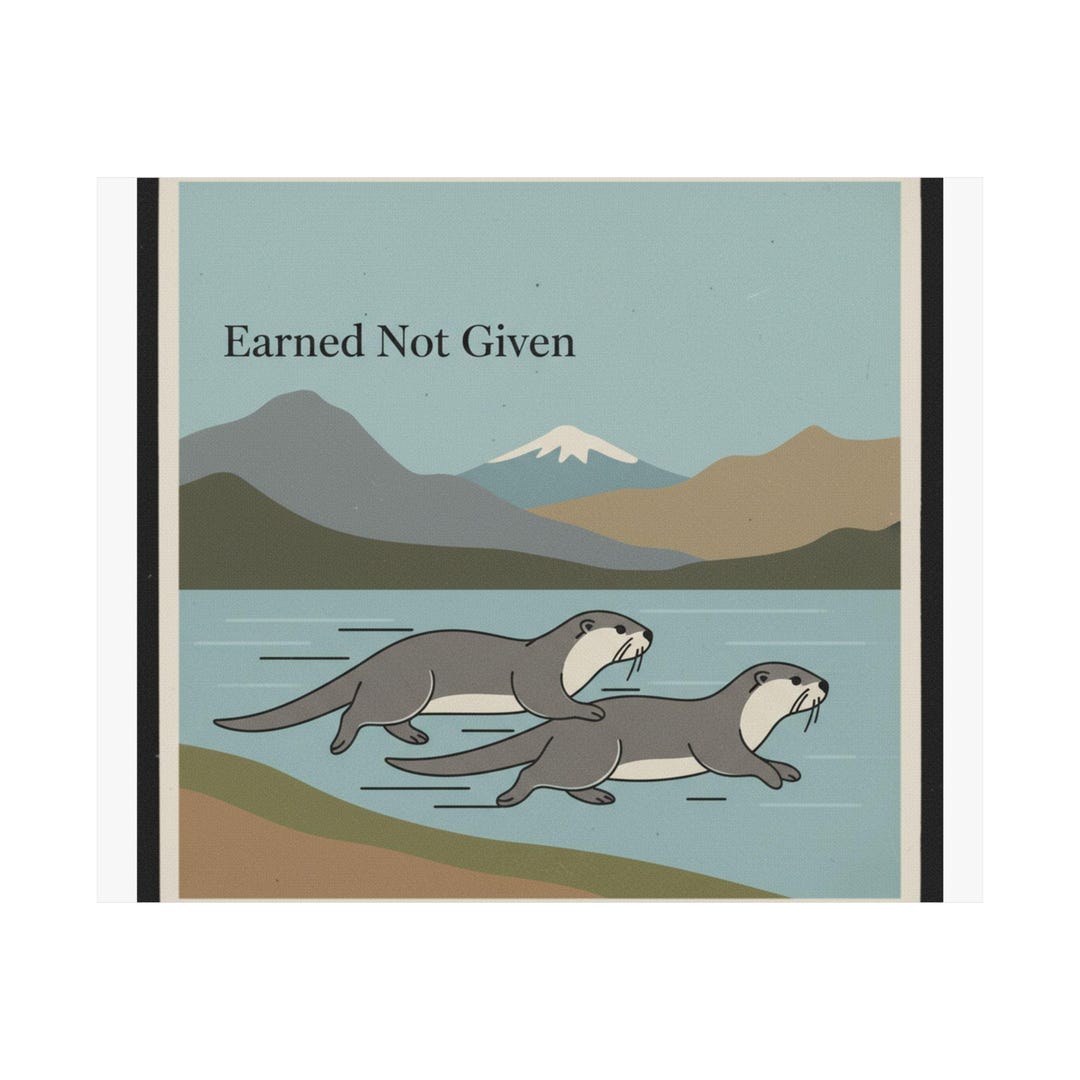 Earned Not Given Poster | Digital Download - Etsy