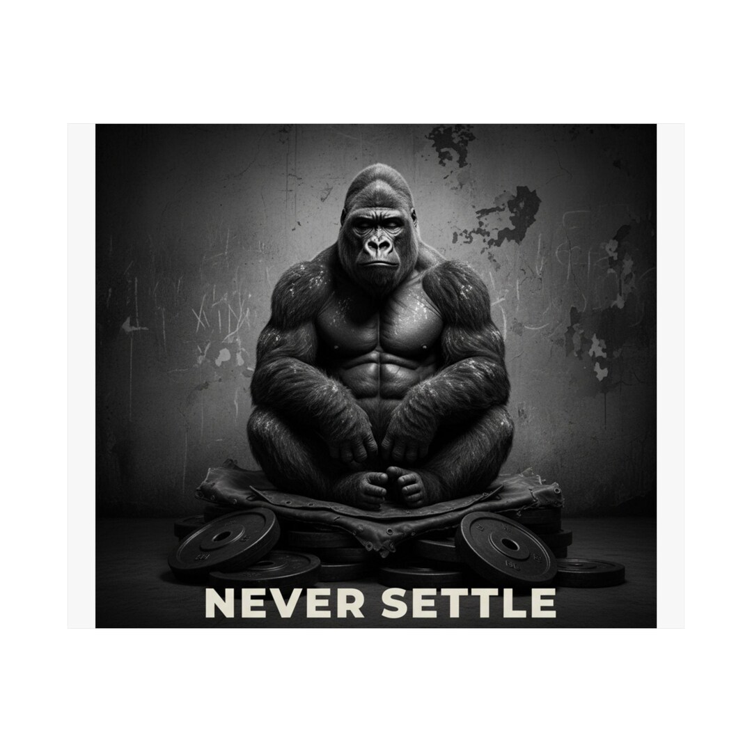 NEVER SETTLE Poster | Digital Download - Etsy
