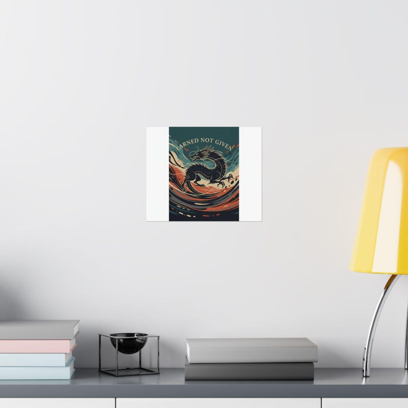 EARNED NOT GIVEN Poster | Digital Download - Etsy