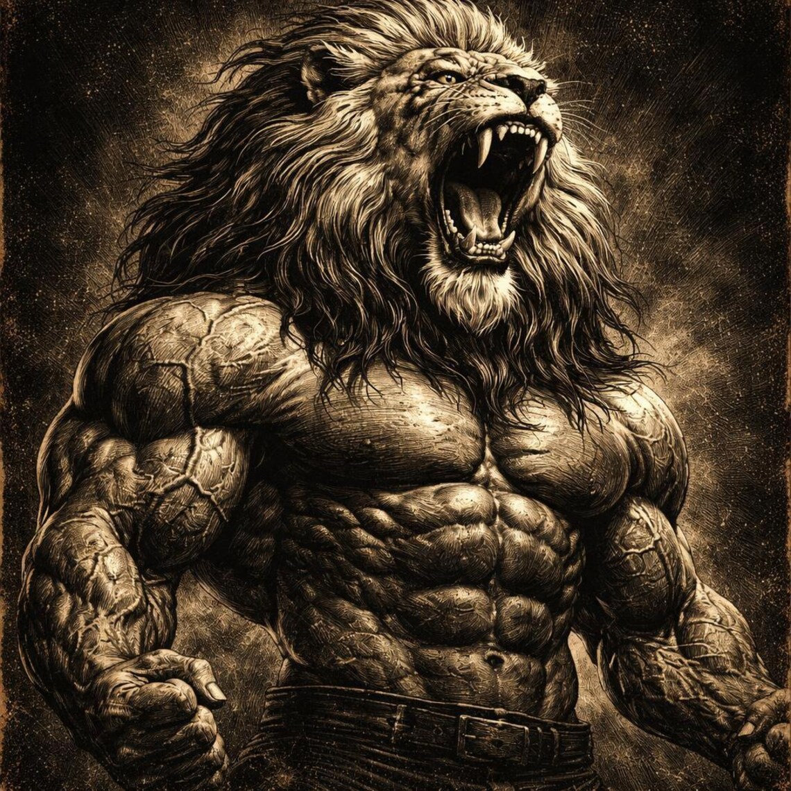 Vintage Gym Motivation Poster | Animal Grit Wall Art | Fitness ...