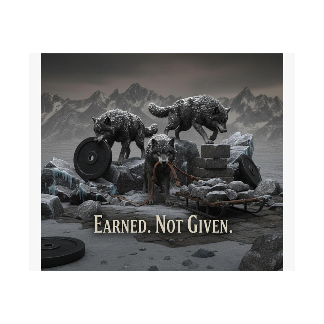 Earned. Not Given Poster | Digital Download - Etsy