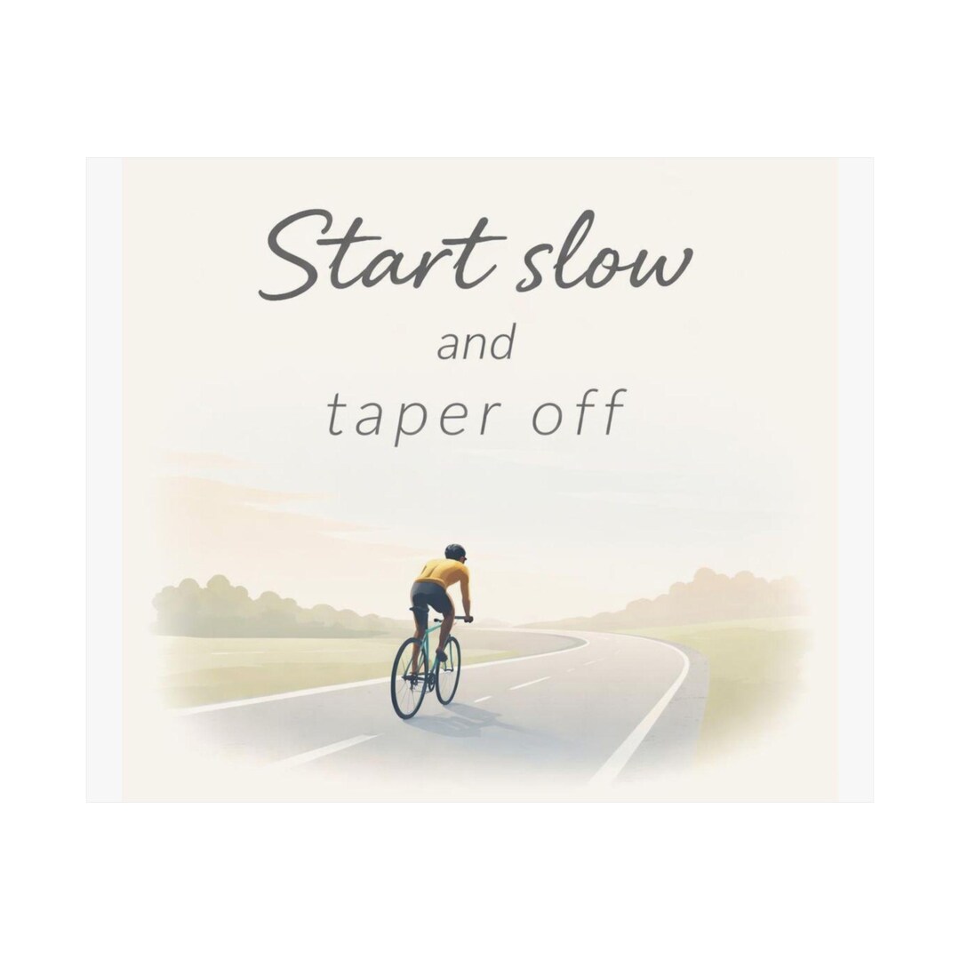 Start Slow and Taper off Poster | Digital Download - Etsy