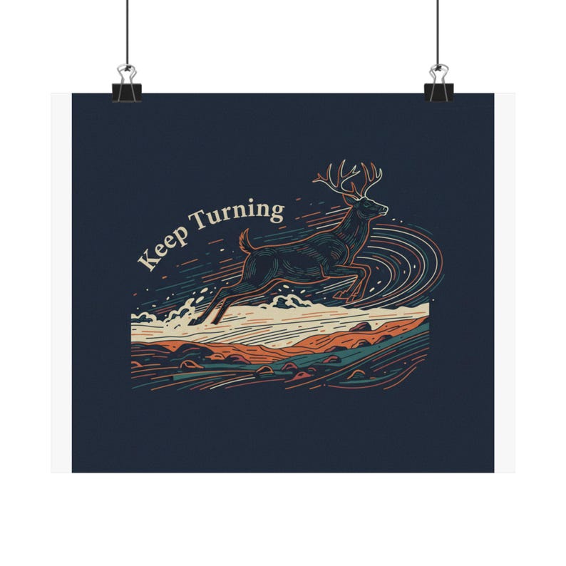 Keep Turning Poster | Digital Download - Etsy