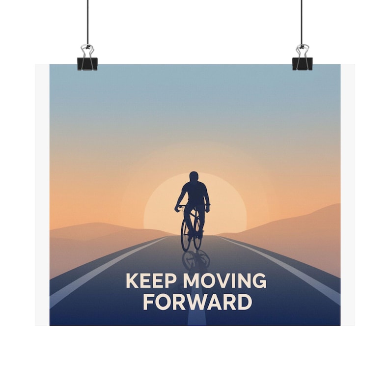 KEEP MOVING FORWARD | Inspirational Poster | Wall Art | Digital ...