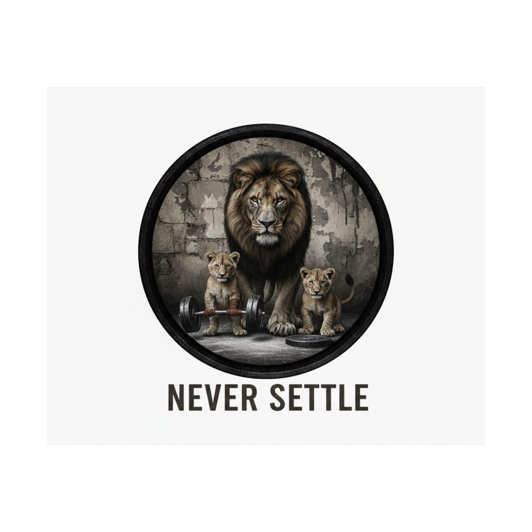 NEVER SETTLE Poster | Digital Download - Etsy