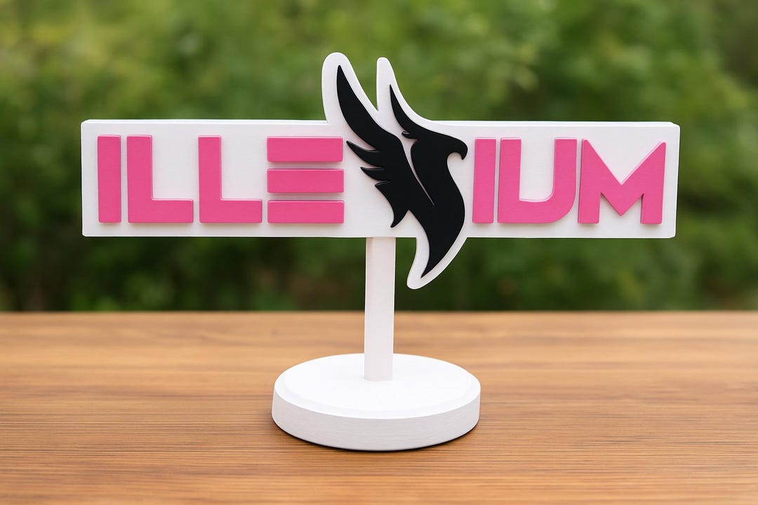 ILLENIUM Inspired Standing Desk Wall Art Hanging Printed EDM DJ Sign - Etsy