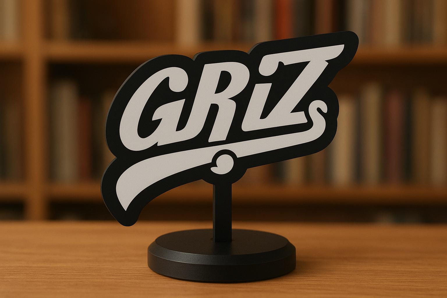 GRIZ Inspired Standing Desk Wall Art Hanging Printed EDM DJ Sign - Etsy