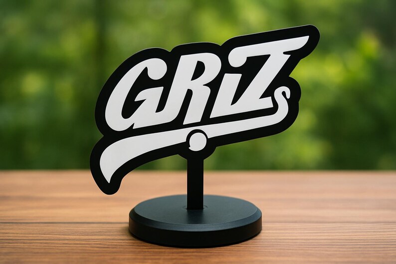 GRIZ Inspired Standing Desk Wall Art Hanging Printed EDM DJ Sign - Etsy