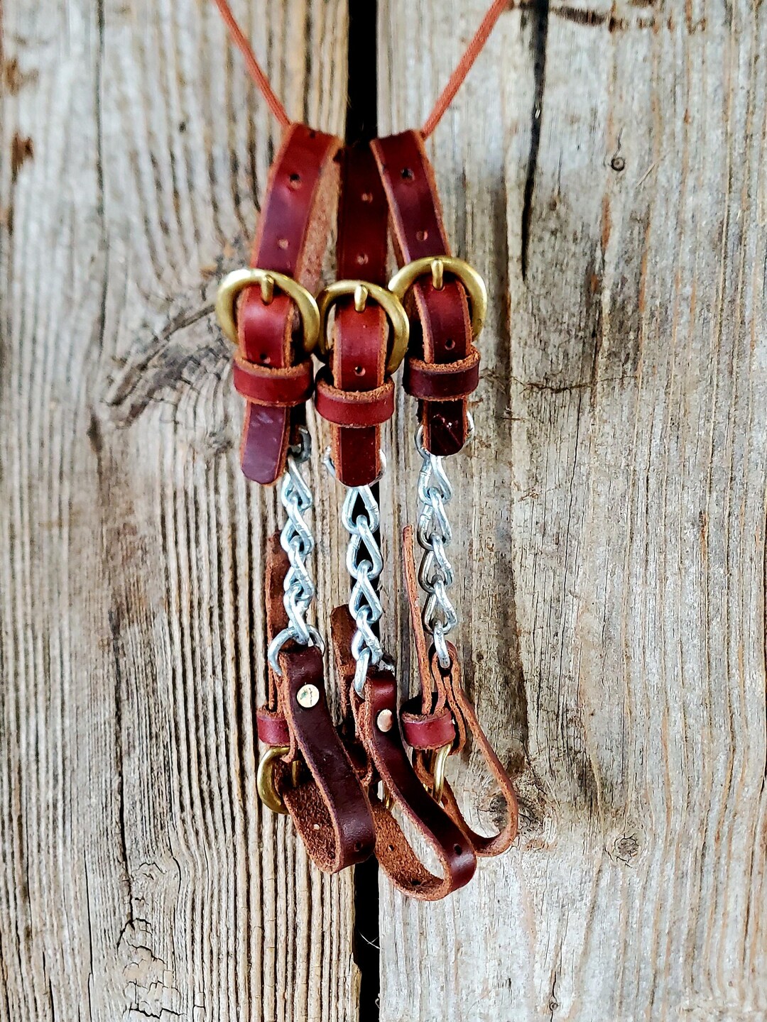 Curb Straps - 5 Leather and 3 Chain - Etsy